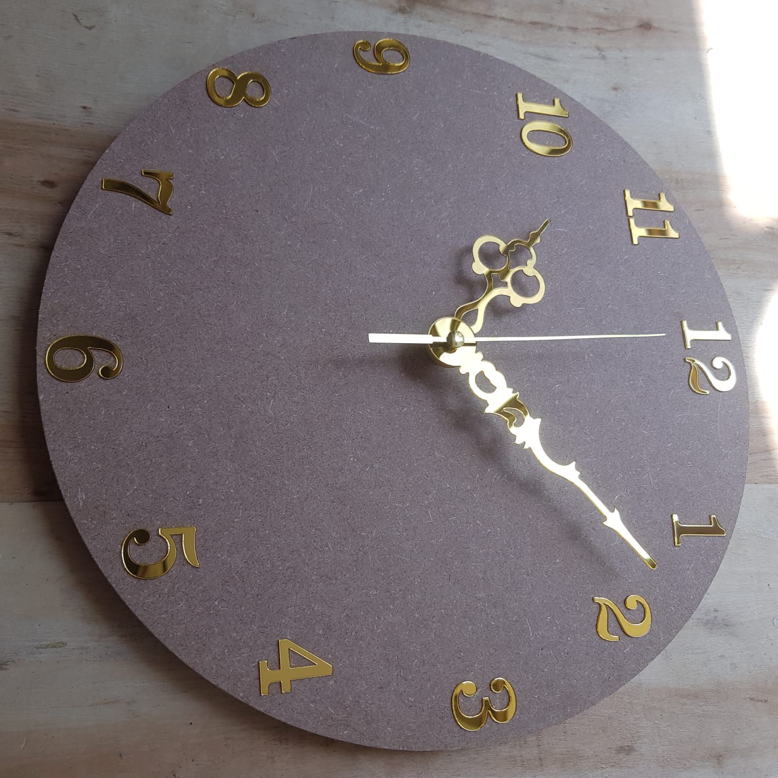 12" MDF base, clock MDF base, Resin Clock Making Kit with 12 Inch MDF ...