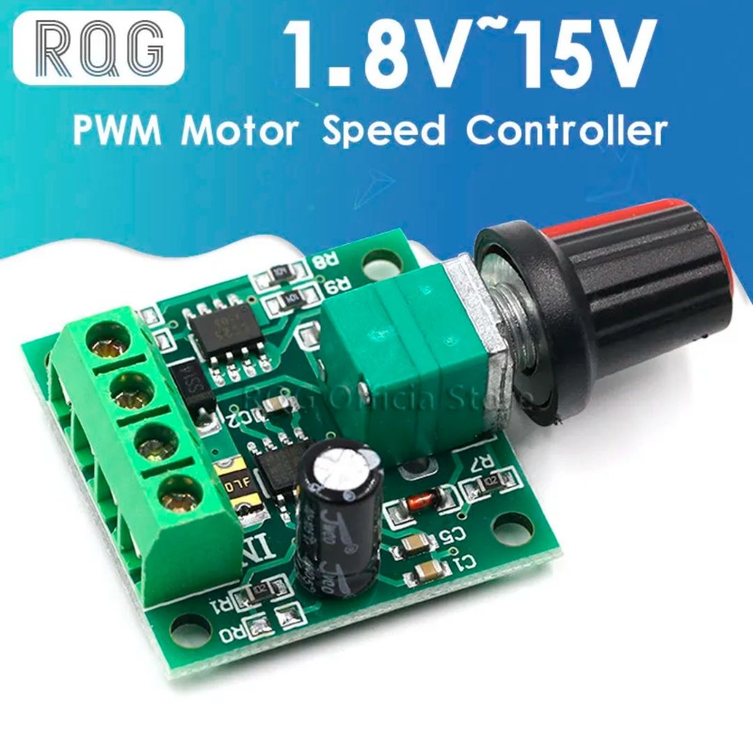 DC 1.8V 3V 5V 6V 12V 15V 3A PWM Motor Speed Controller Adjustable Drive Module | Daraz.pk