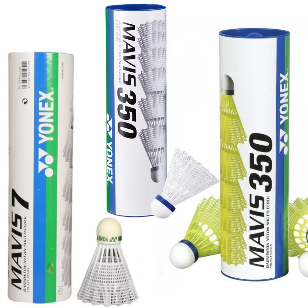 Pack Of 6 Yonex Mavis 350,Mavis 500 Mavis 7 ,Badminton Shuttle Mavis ...