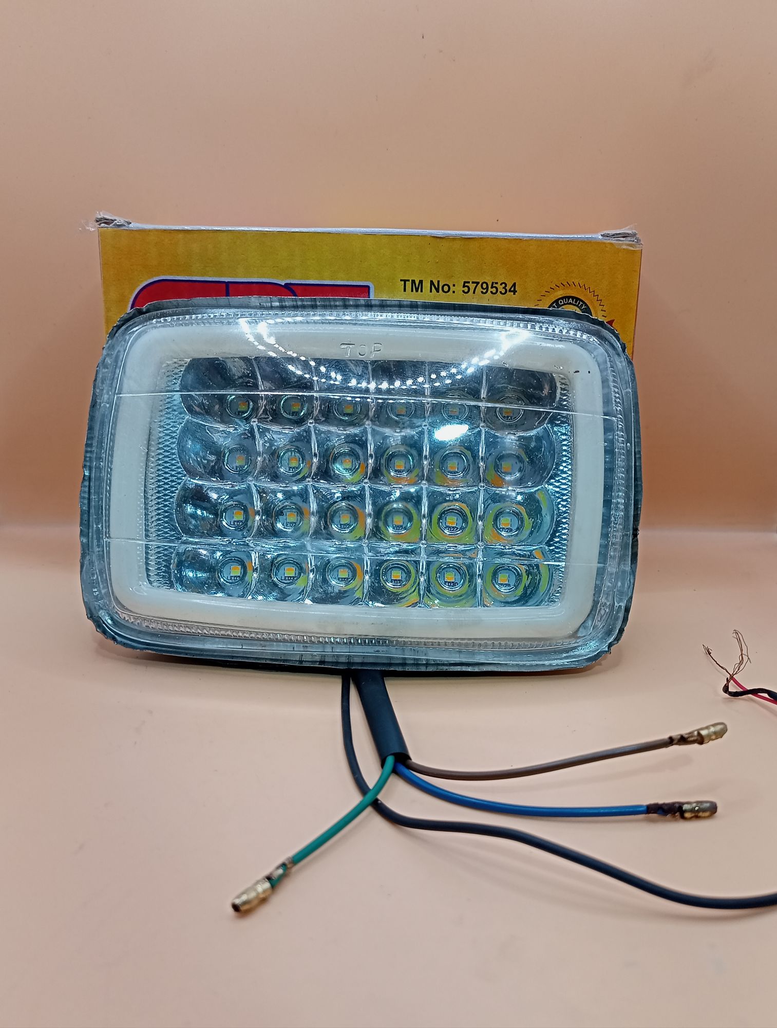 Gbf moto led drl square shape headlight panel available | Daraz.pk