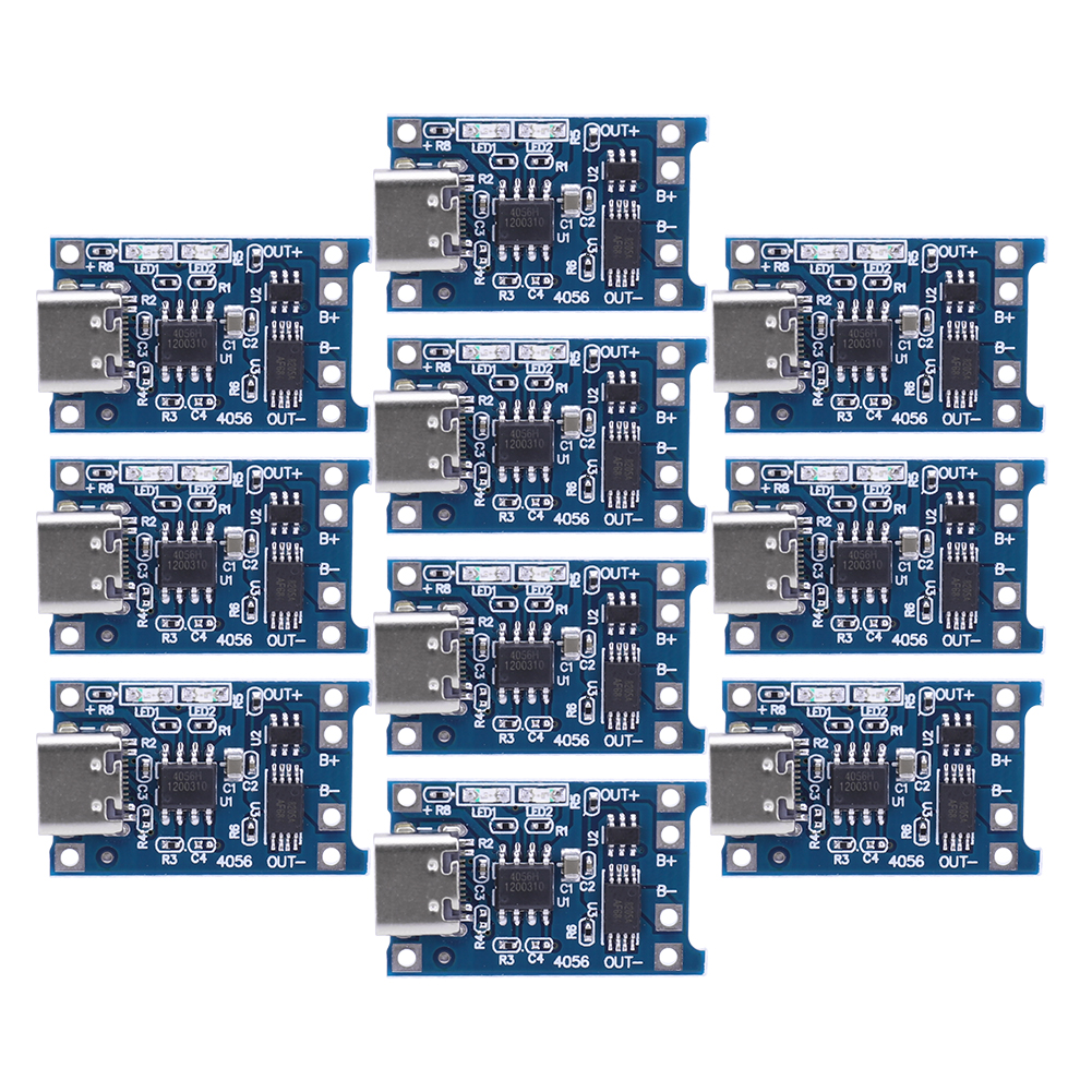 TP4056 Lithium Battery Charger Module 1A Portable Battery Charger Panel ...