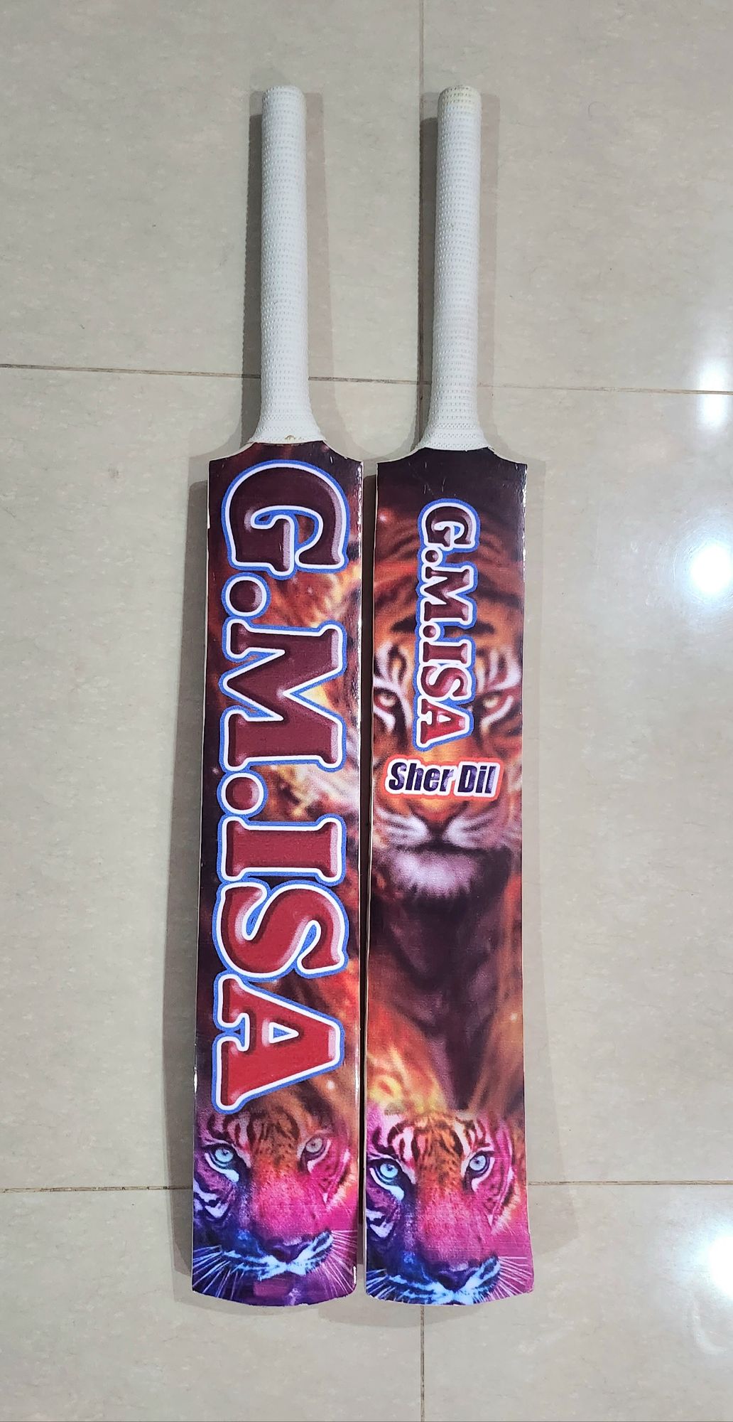 G.M.ISA SHER EDITION BAT HALF CANE HANDLE | Daraz.pk