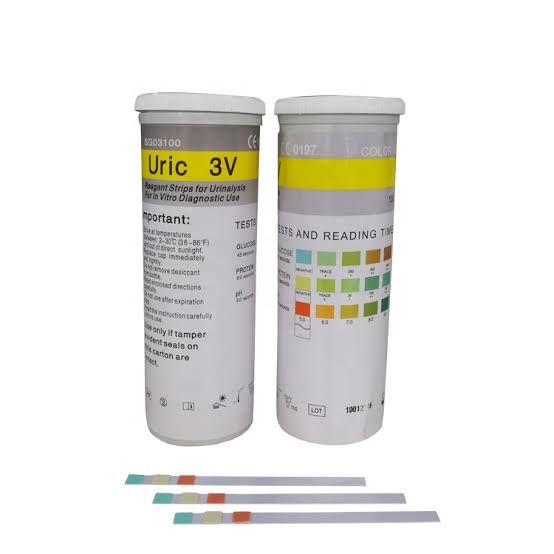 URIC 3V URINE TEST STRIPS PACK OF 100 STRIPS | Daraz.pk