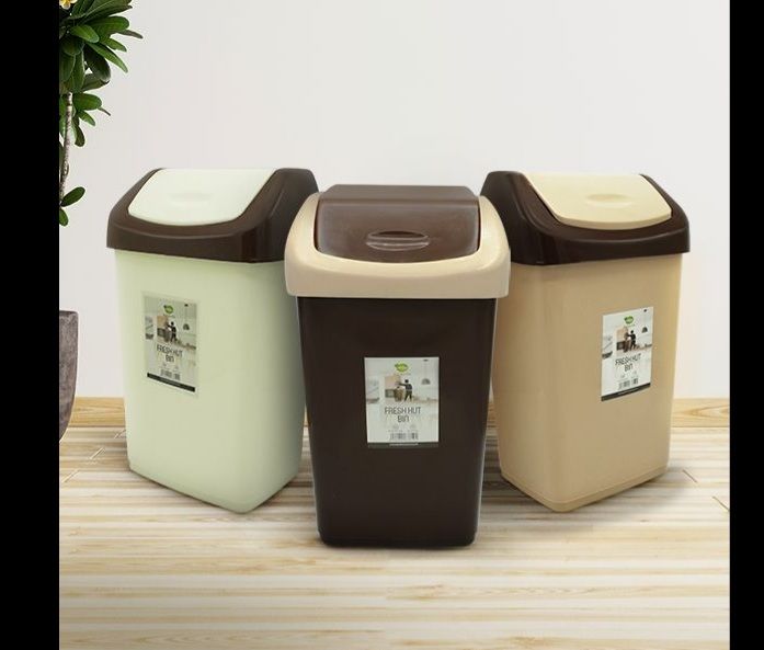 FRESH HUT BIN With Swing Lid For Office /kitchen-1pcs | Daraz.pk
