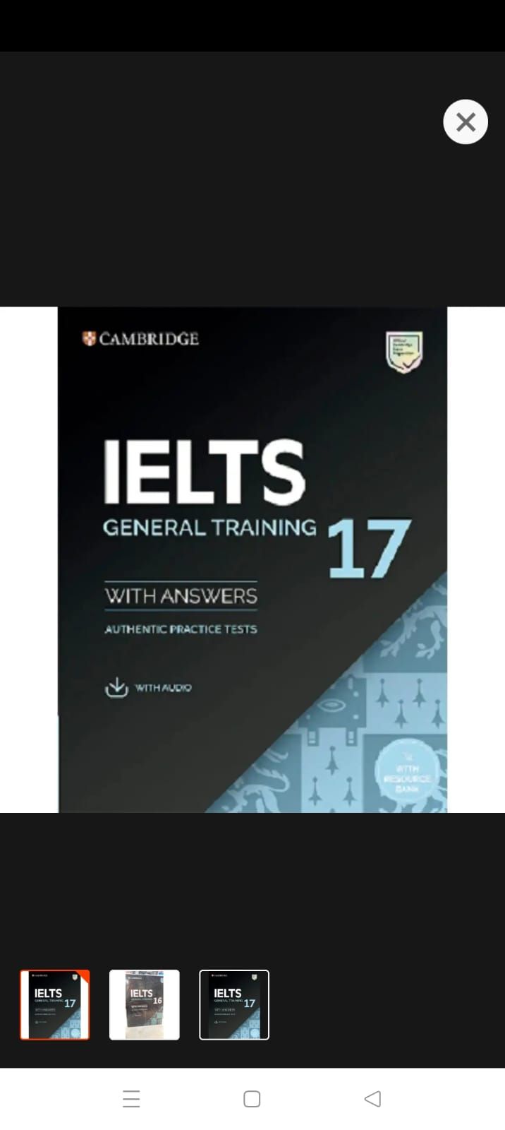 CAMBRIDGE ENGLISH ILETS ACADEMIC 18 COMPLETE BOOK SET WITH AUDIO QR ...