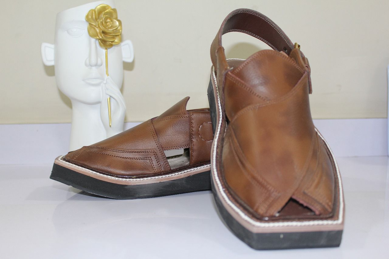 Traditional peshawari chapal for mens | Daraz.pk