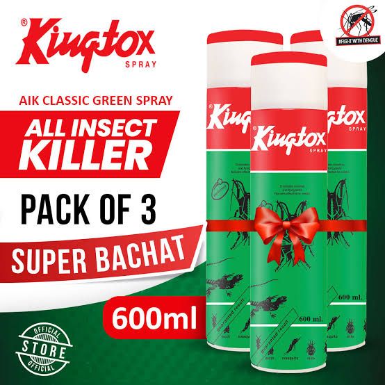 Kingtox Pack Of 3 Insect Killer Spray 600ml | Daraz.pk