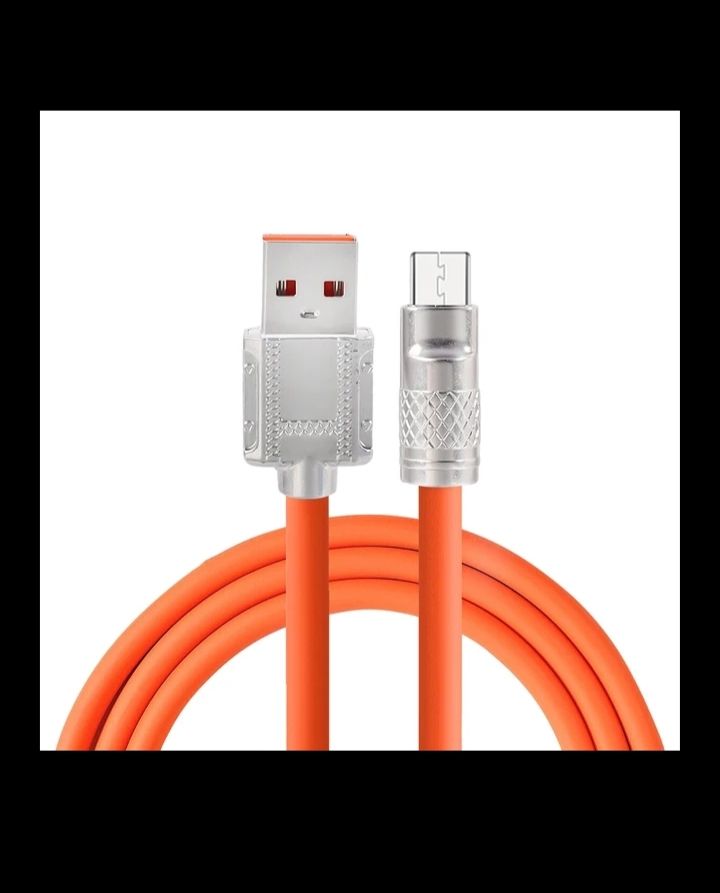 Type C Data Cable Data Transfer Cable Super Fast Charging 120w 6a Zinc Alloy Cable High