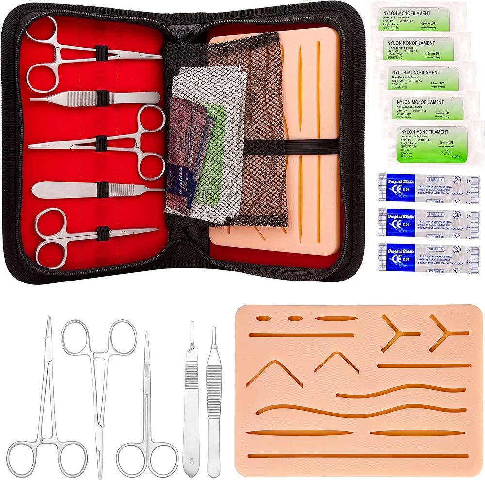 Survival Medical Suture Practice Kit for Students - Suture Practice Kit ...