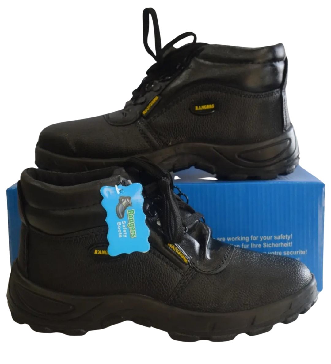 Safety Shoes | Men's Leather Safety Shoes | Rangers Safety Shoes | Industrial Working Boots ...