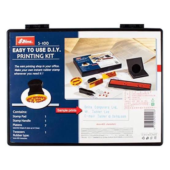 Shiny DIY Stamp kit - make your own stamp - S 100 | Daraz.pk