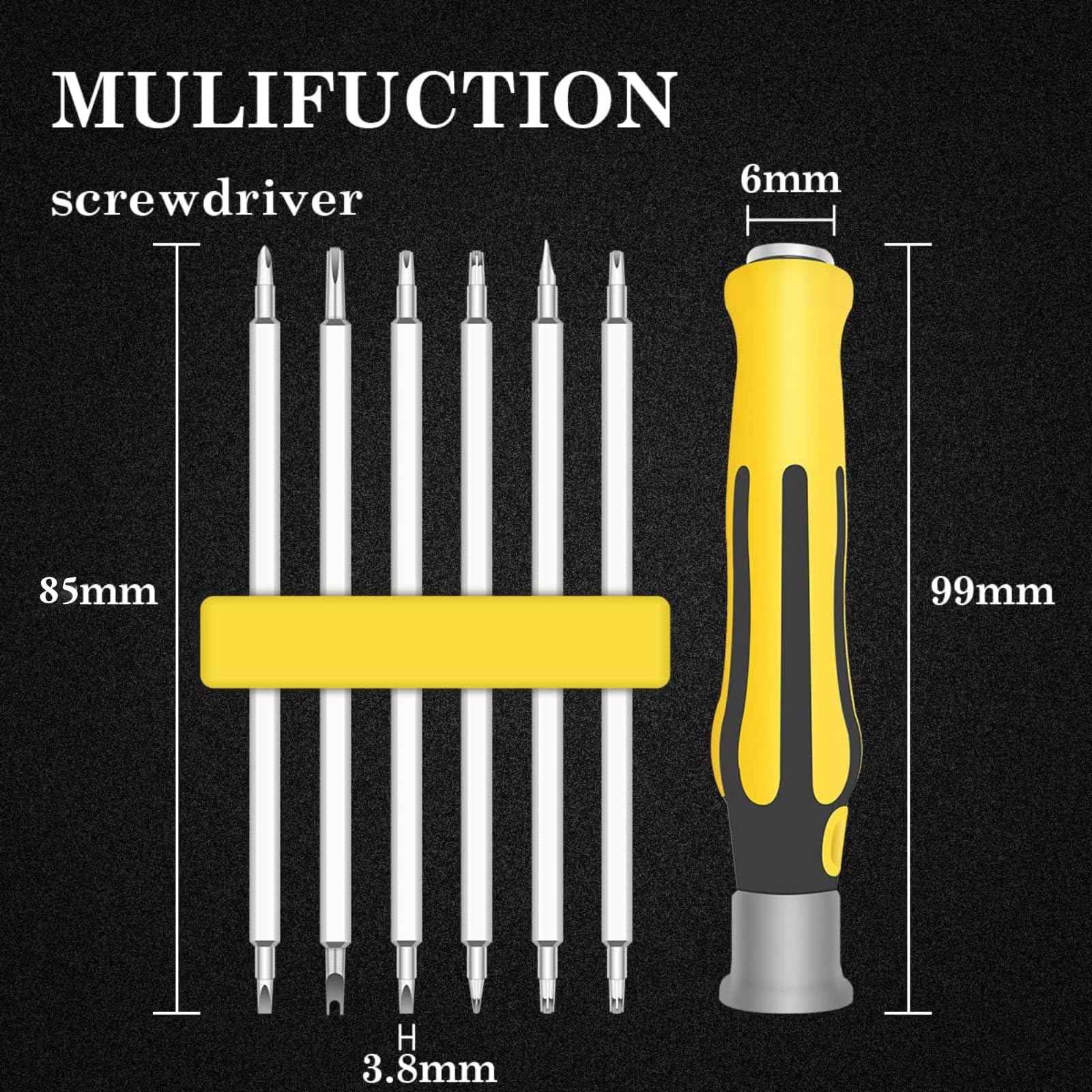 12 in 1 Precision Screwdriver Set Double ended Screw Driver Set with ...