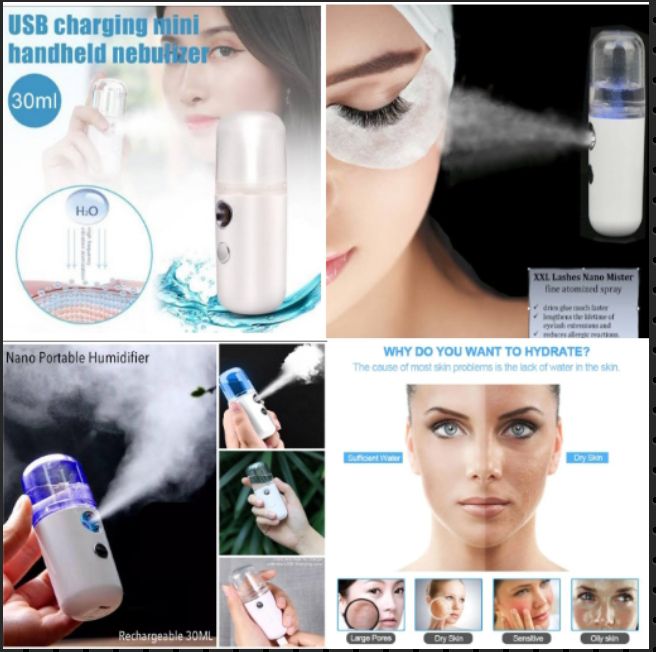 Mist Sprayer Mini Handy Moisture Spray Nano Steamer for Moisturizing ...