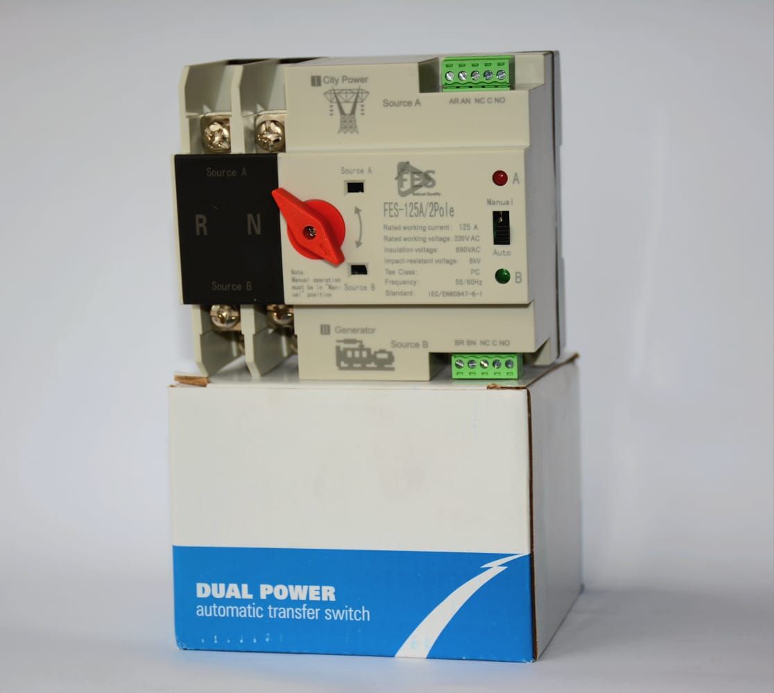 Automatic Transfer Switch Single phase 125A || FES ATS Switch 125A ...