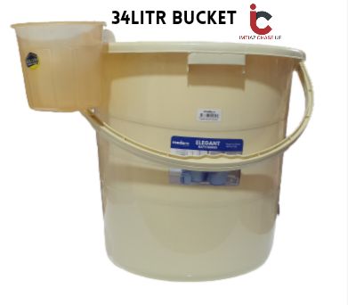 Plastic Bucket , plastic Balti pure plastic bucket 34litre | Daraz.pk
