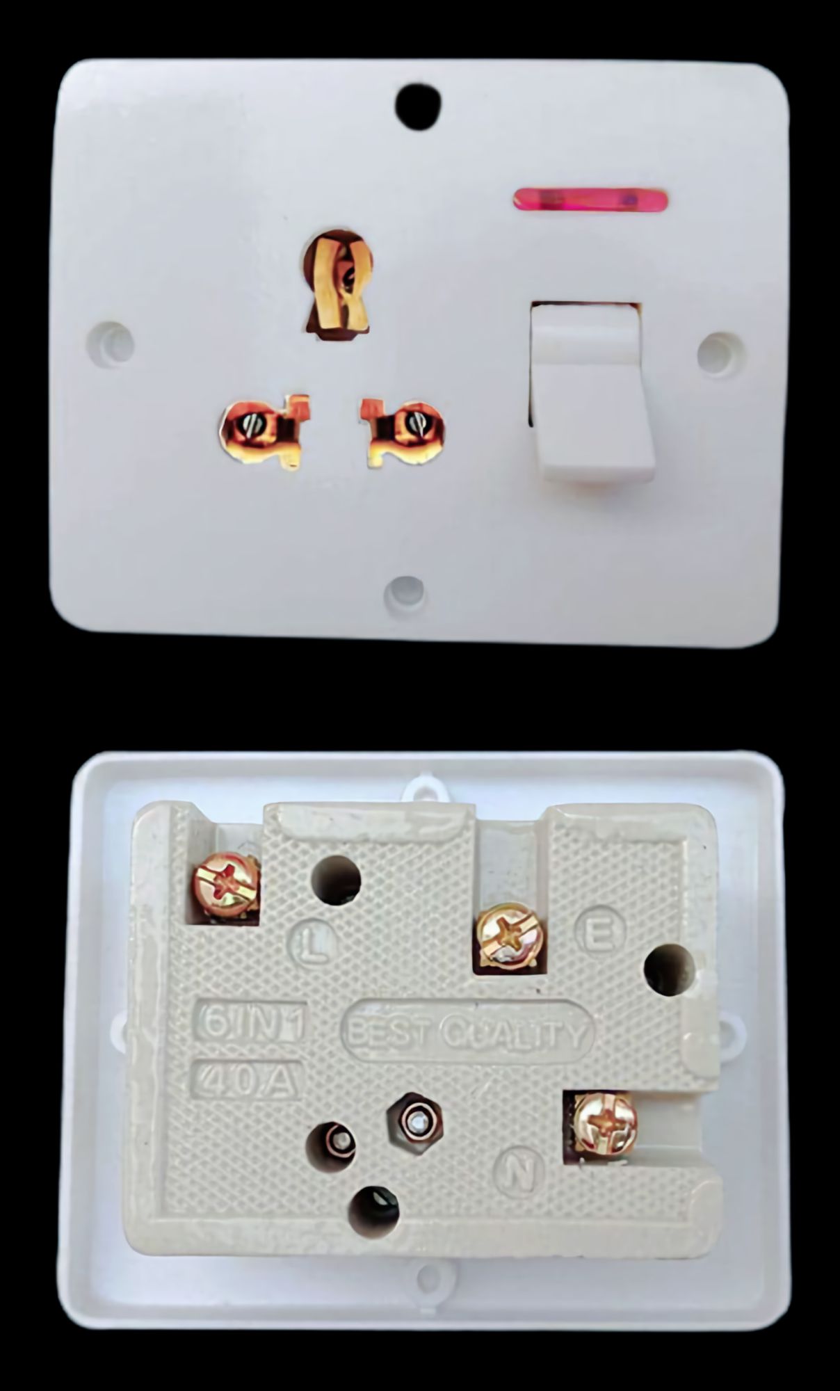 Procelain Power plug socket 40A for Air conditioner Ac | Daraz.pk