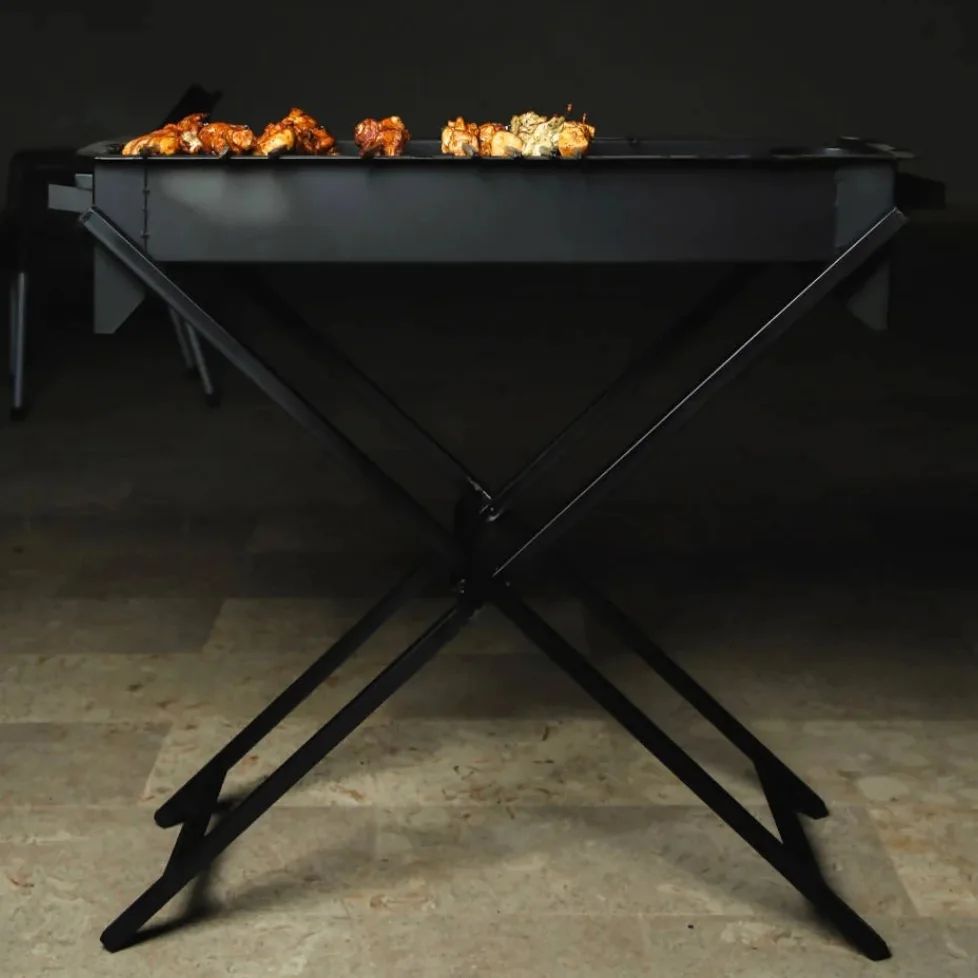 BBQ Angeeti 30 Inch Long With 40 Inch Stand | BBQ Grill | BBQ Heavy ...