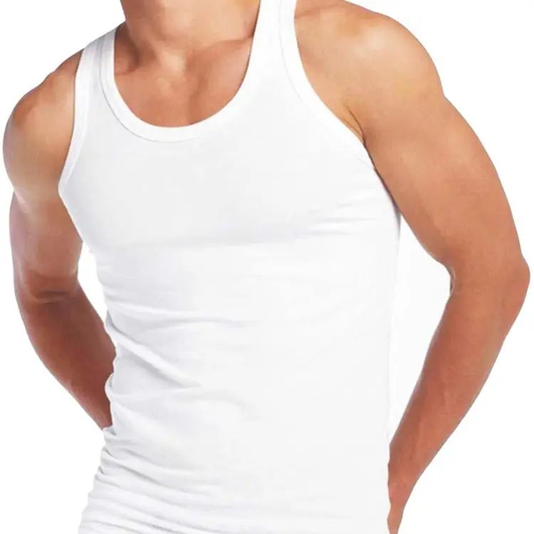 Single Vest Sando - inner vest for men - without sleeves | Daraz.pk