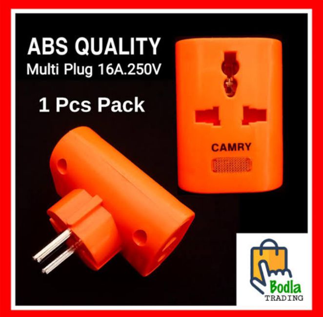 electrical 3 pin socket 13A multi universal adapter | Daraz.pk
