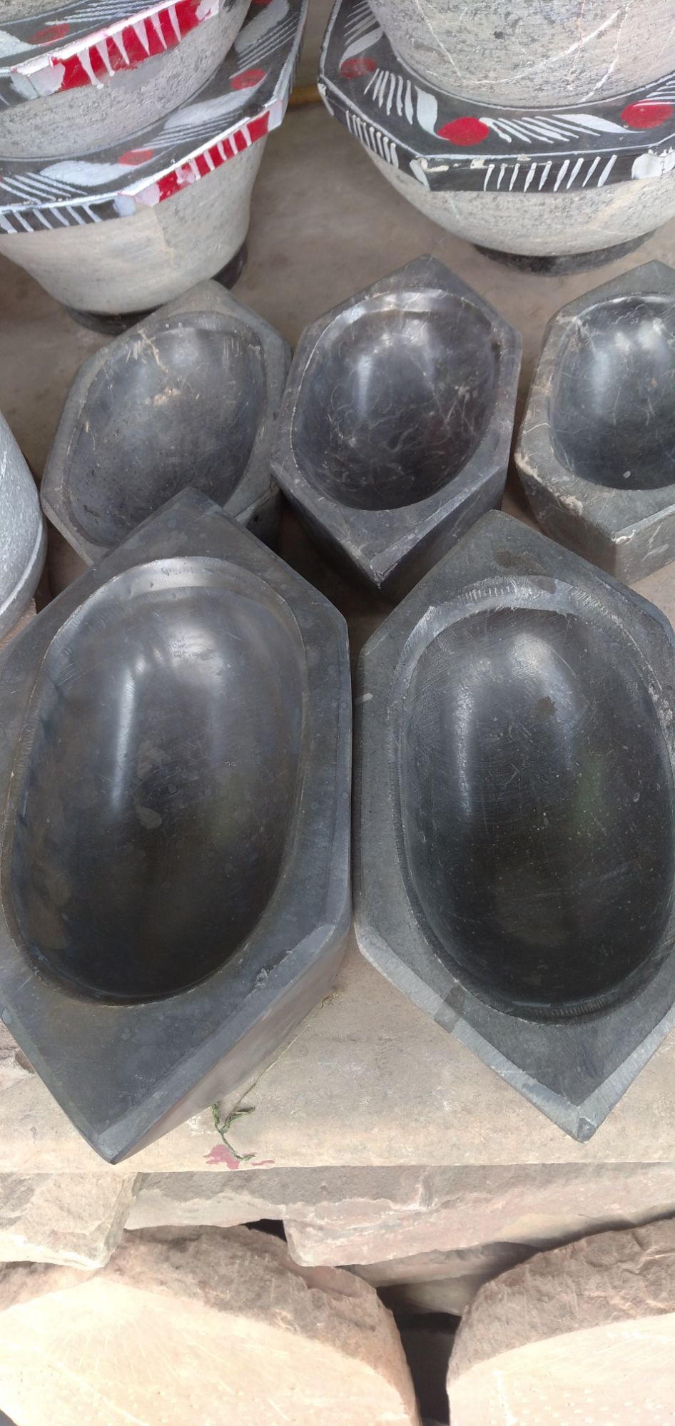 Mortar and Pestle | Chattu Watta Marble Langri for Grinding Chilies ...