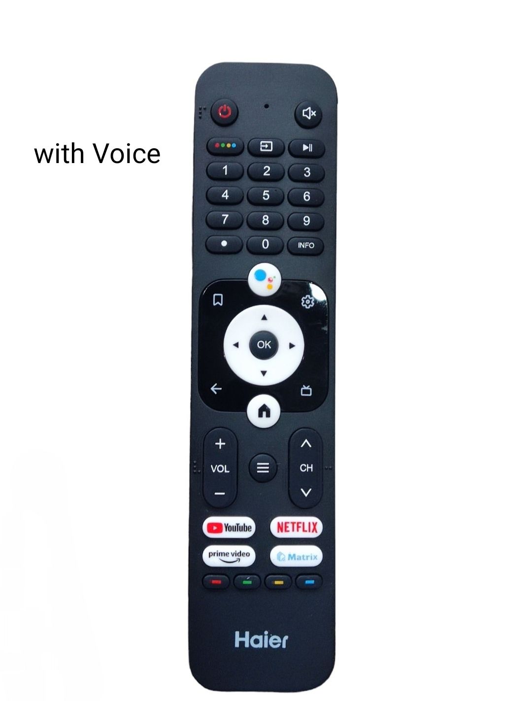 Haier Smart Android LED Remote control (without voice) | Daraz.pk