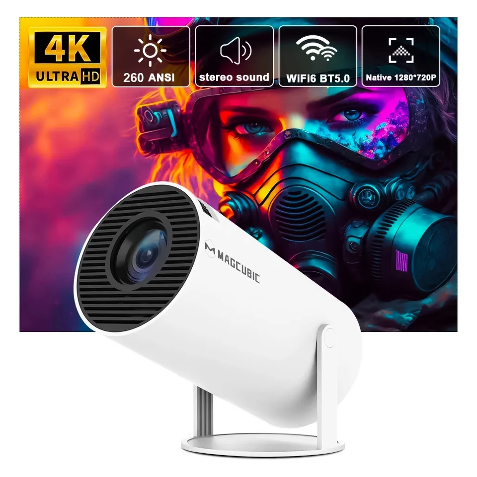 Magcubic HY300 pro Projector 4K Android 11 HY300 Dual Wifi6 260ANSI ...