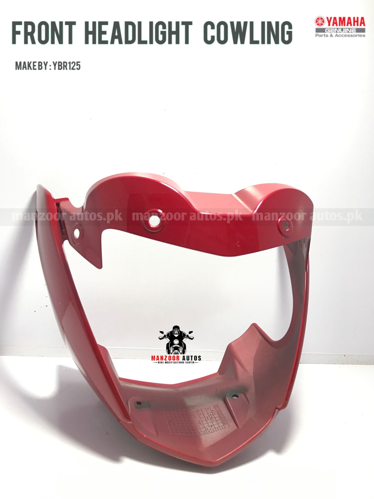 Front Head light cowling (genuine) for Ybr125 / Front Headlight cover ...