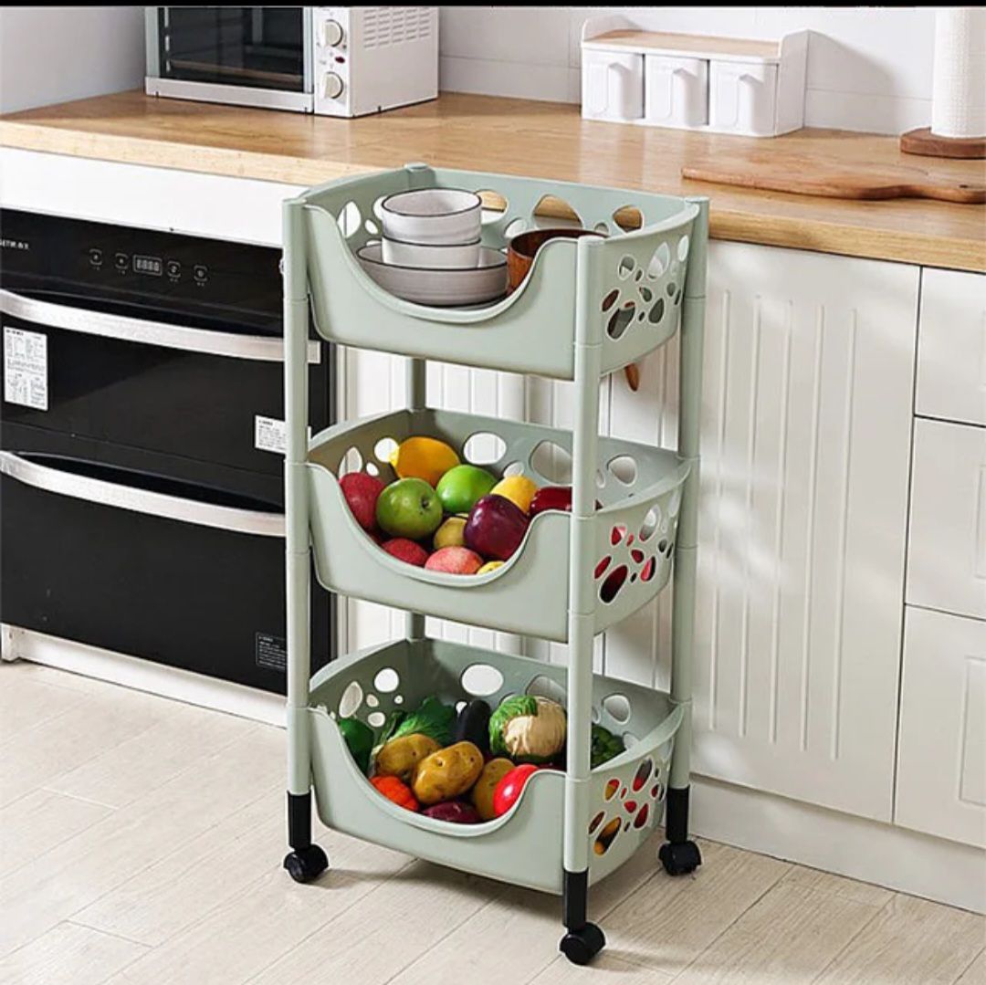 plastic rack for multipurpose organizing with 360 rotating wheel ...