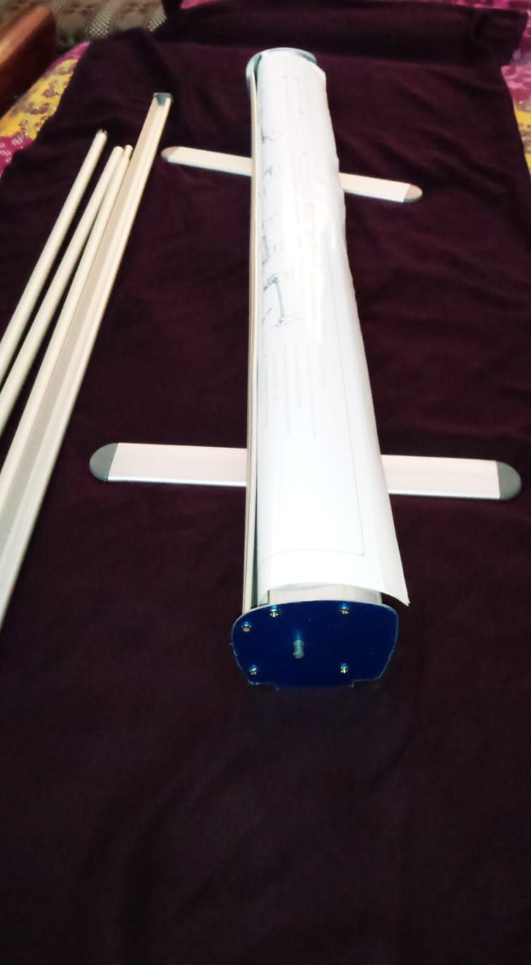 Roll up standee Display 33*78 inches( No Panaflex) | Daraz.pk