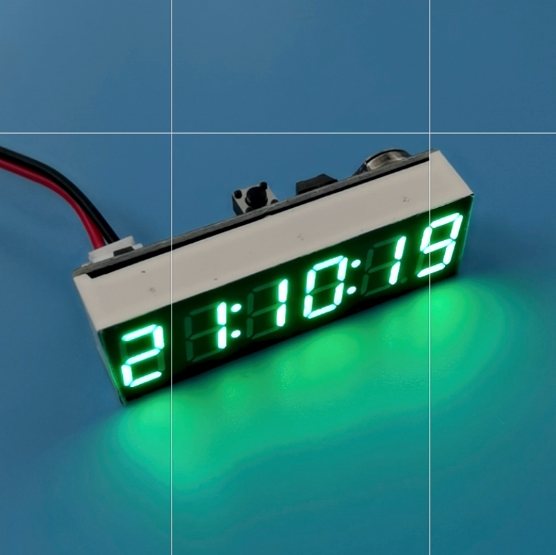 6-bit Clock LED Digital Electronic Clock W Second Display Module Power ...