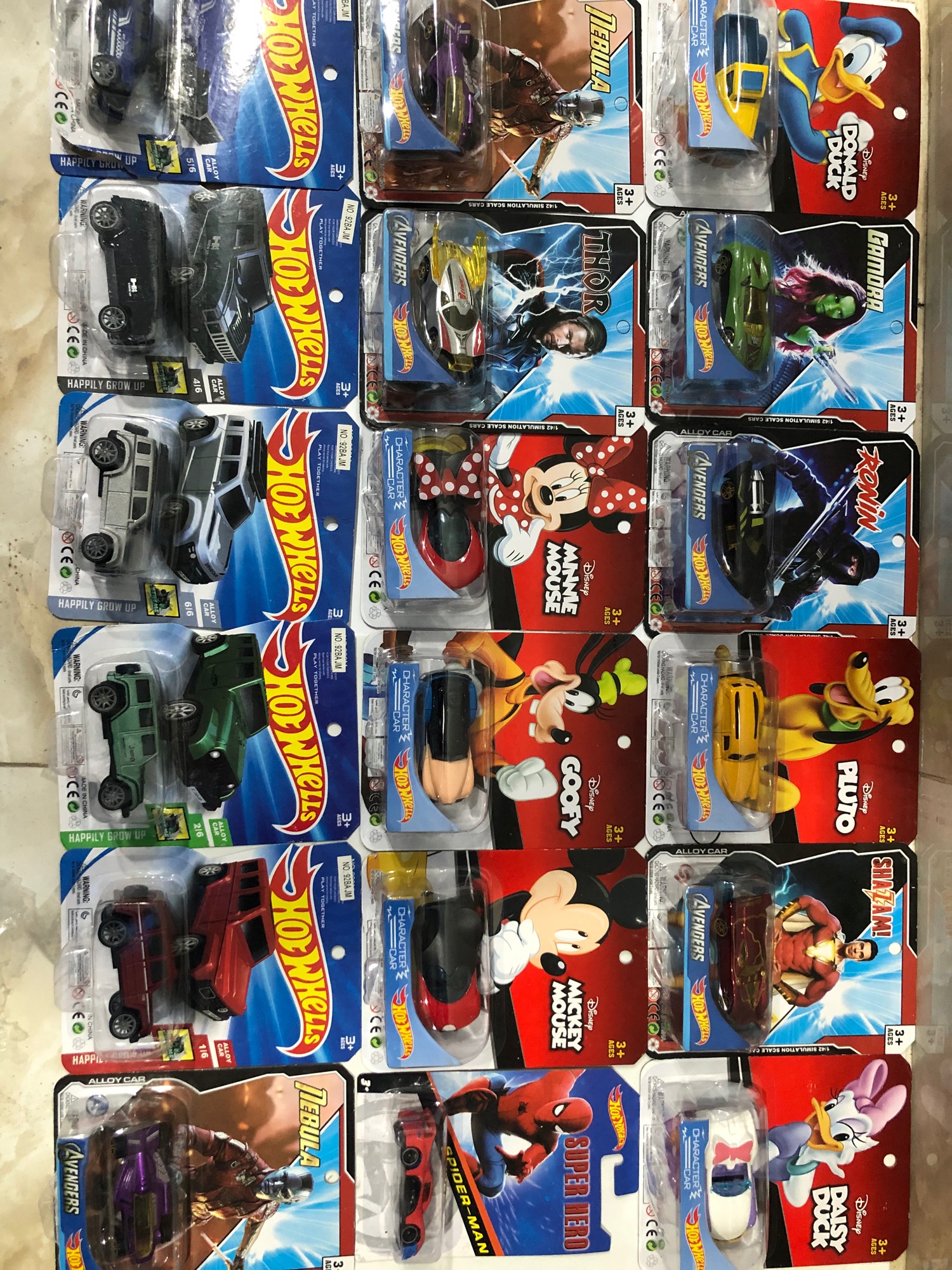 1 piece Mattel replica hot Wheels Character Cars Disney Pluto Series ...