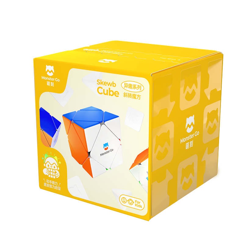 Monster Go Skewb 3x3 Magic Cube Professional 3x3x3 Speed Puzzle ...