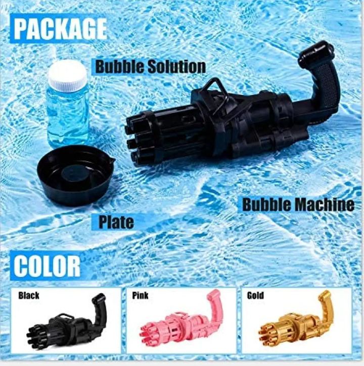 GAZA TOY WITH FREE CELL Massive Automatic Electric Bubble Machine Toys ...