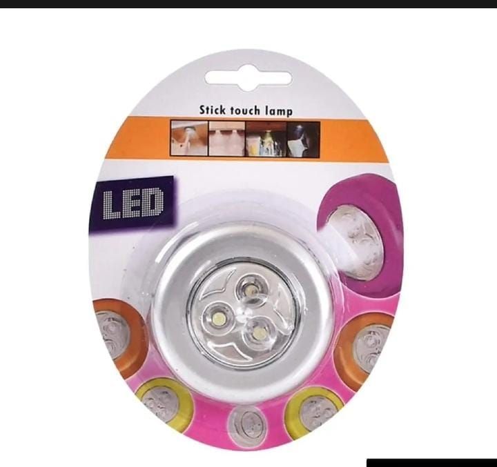 LED tap touch light for kitchen cabinet and wardrobe. One touch ...