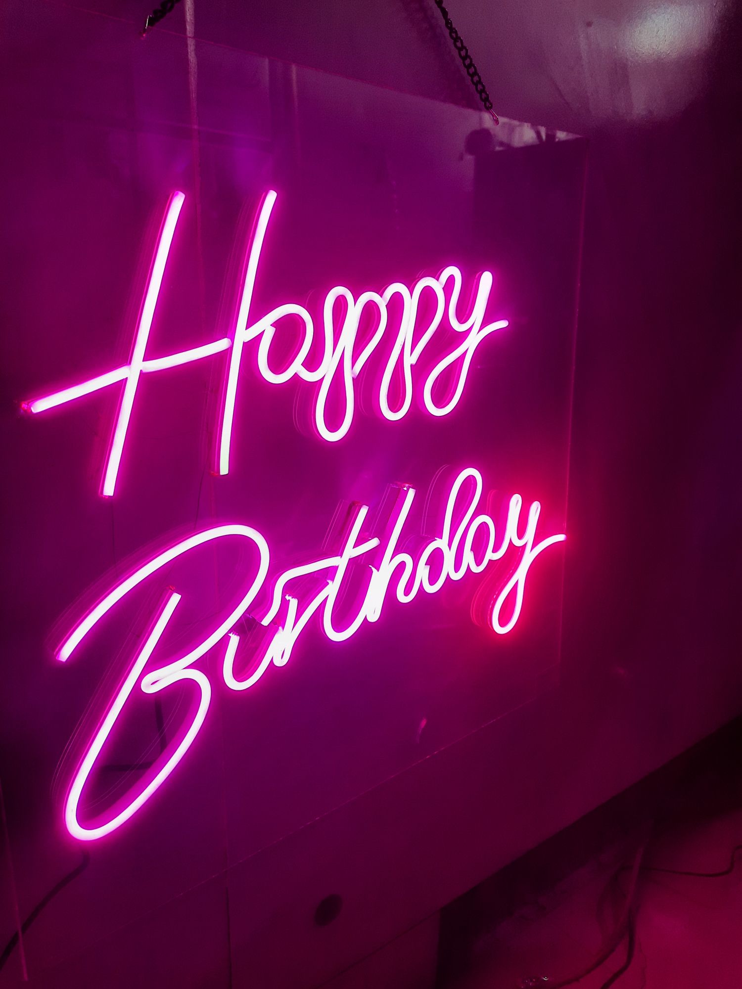 Neon Happy Birthday Light Board - Happy Birthday Neon Board | Daraz.pk
