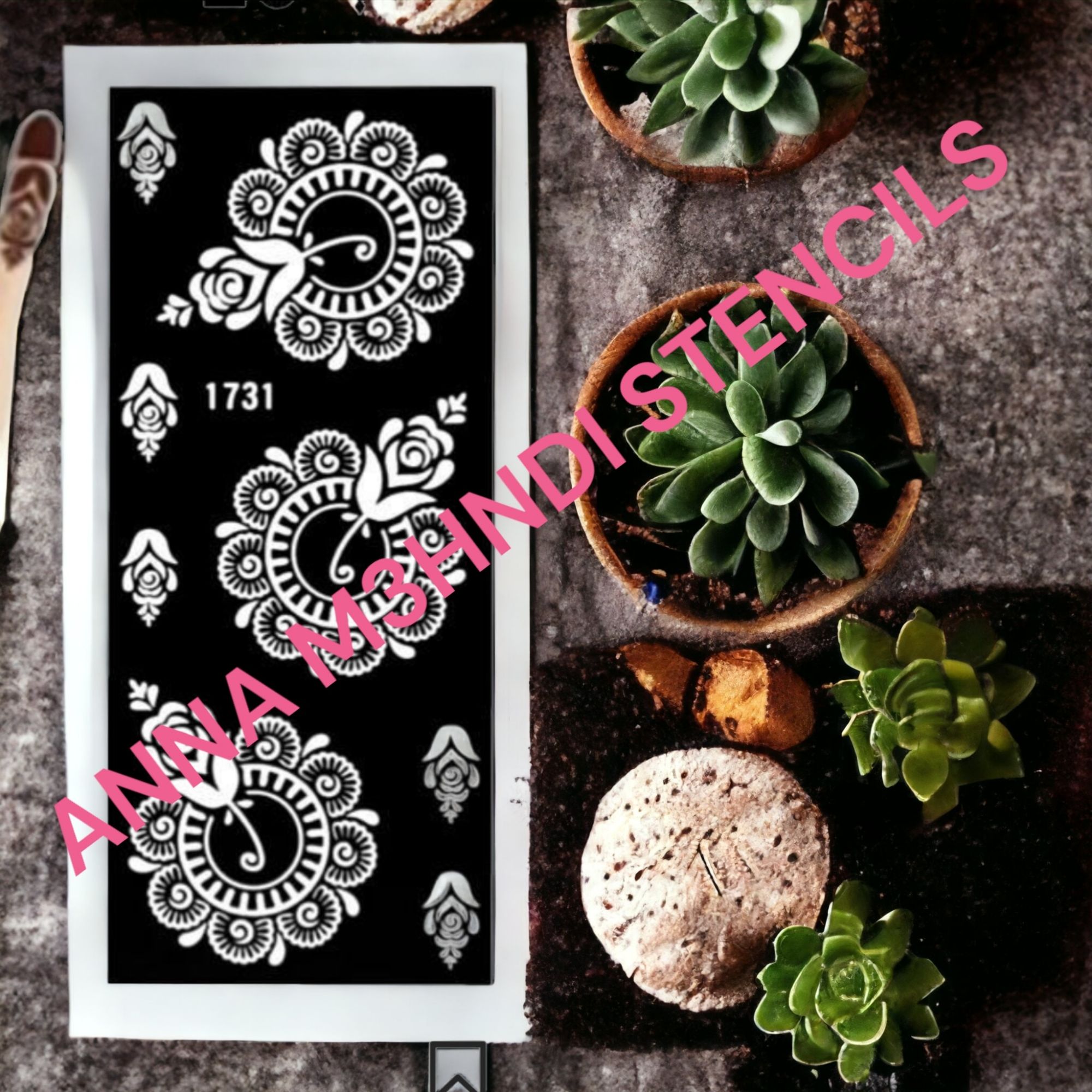 mehndi sticker full arabic 1 sticker | Daraz.pk