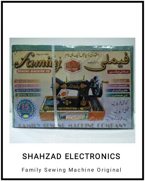 Family Sewing Machine Original Embossed 3 Year's Warranty | Daraz.pk