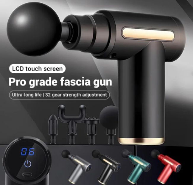 Massage Gun 5 in1 Multifunctional Electric Full Body Massage Equipment ...