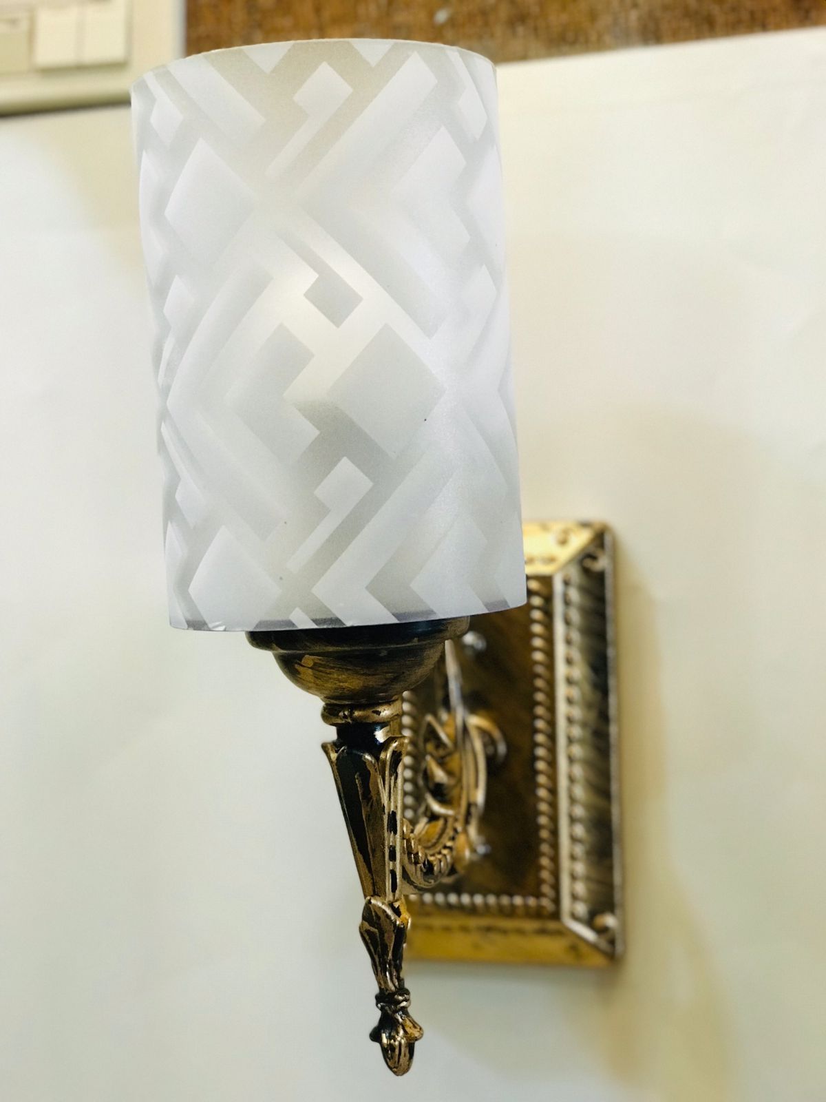 Wall Mounted Lamp Single Head, Switch E27 Holder For Indoor Lighting ...