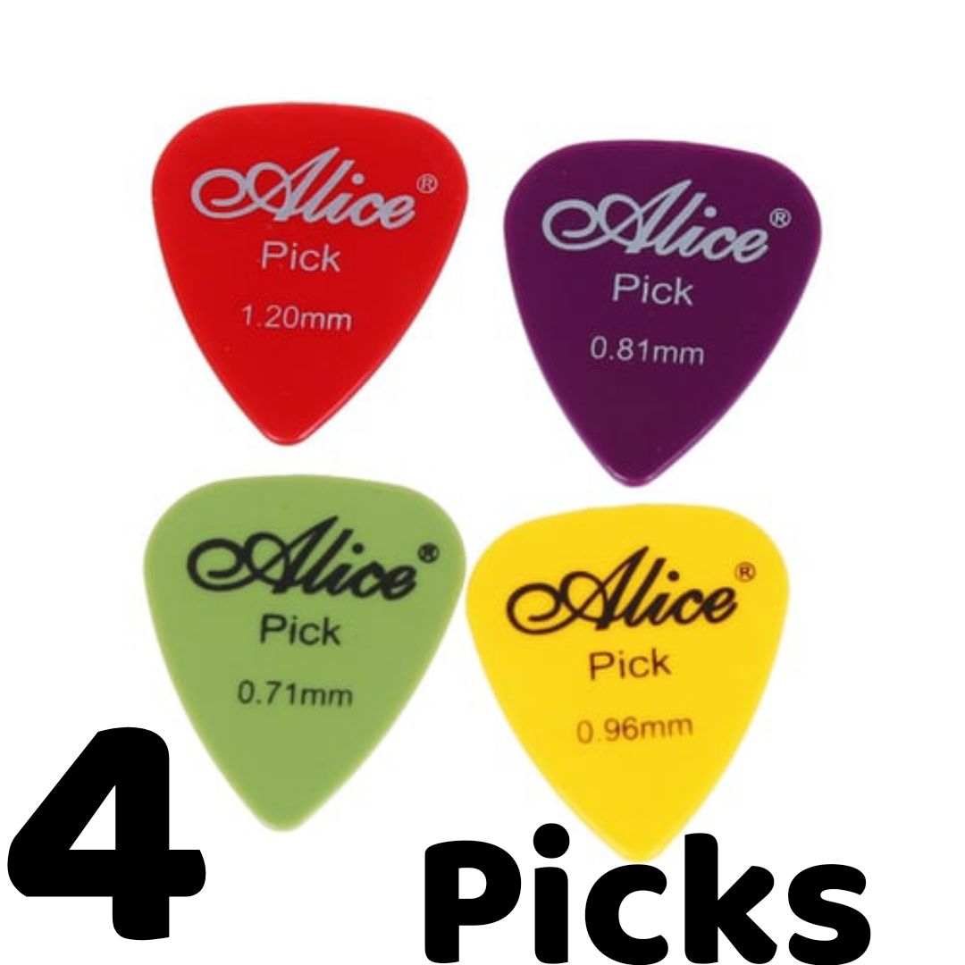 Alice Acoustic Guitar Picks in mix thickness and different packages ...