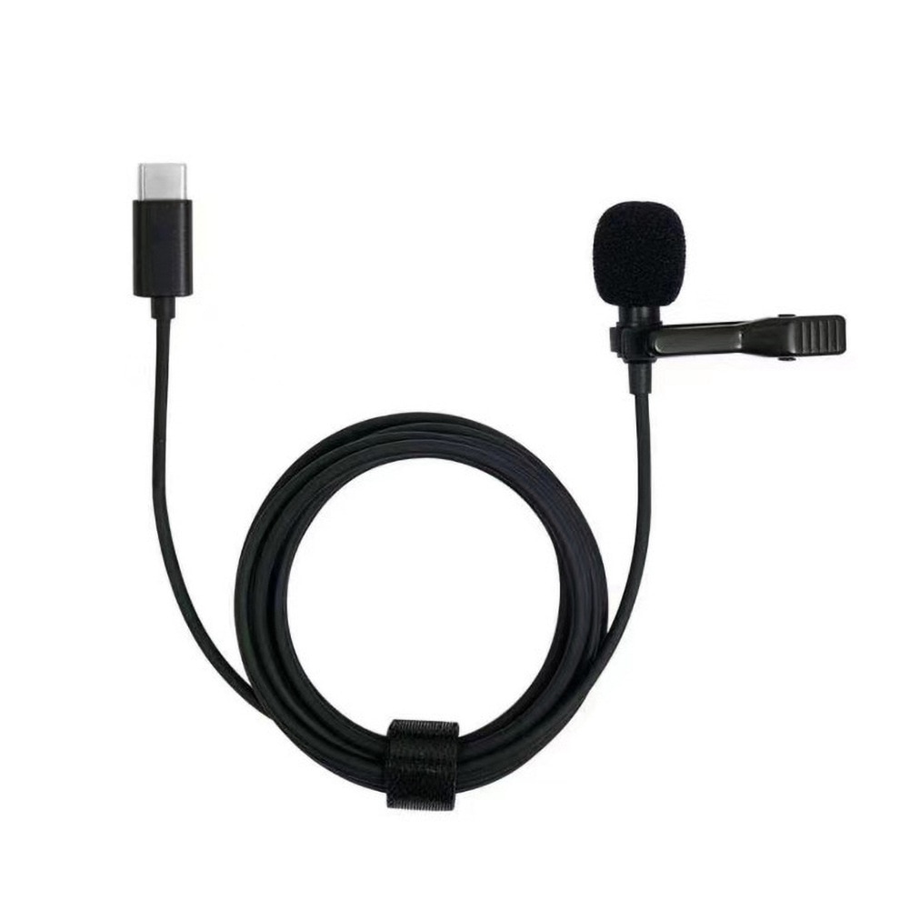 Usb Cable Clip On Microphone Computer Recording 3.5mm Microphone Type C ...
