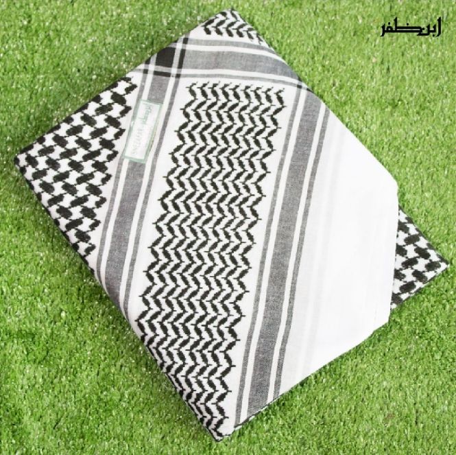Falasteeni Rumaal - Embroidered Red and Black or plain White Rumaal ...