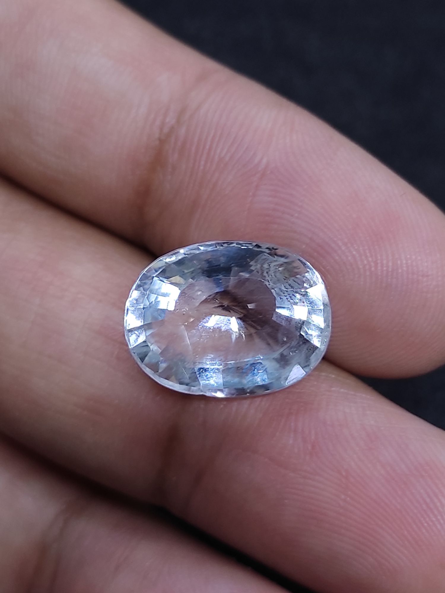 Natural Blue Topaz Stone Lab Certified 9.46 ct | Daraz.pk