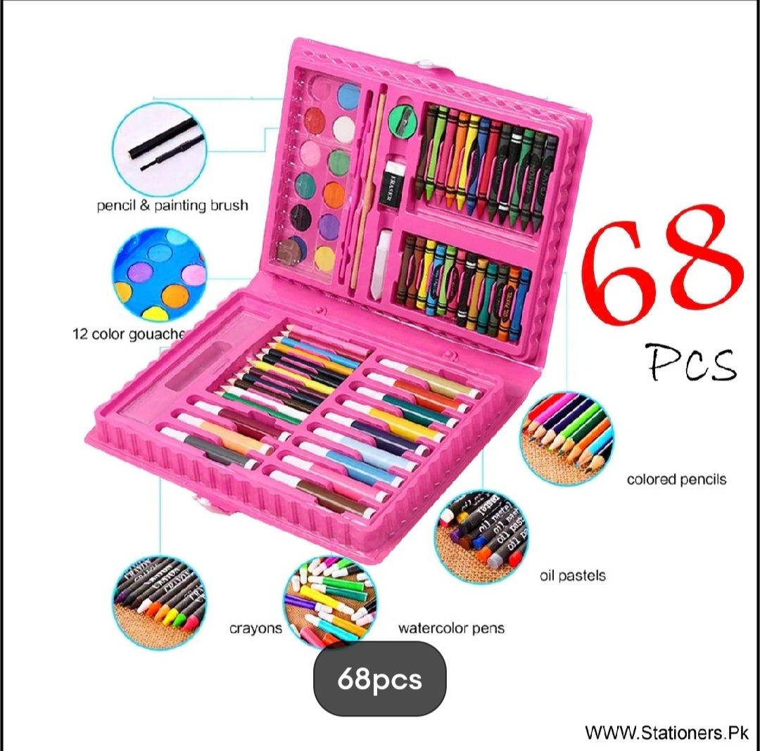 Art Set 72 pcs Colouring Kit Drawing set colour kit Gift box colour box ...