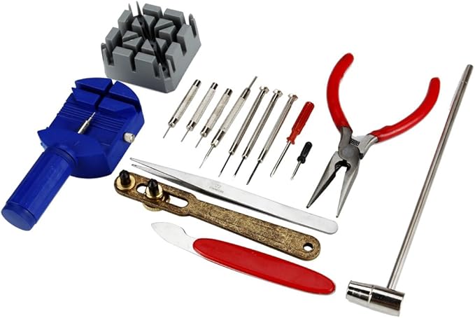Professional Set of 16 Tool Kits for Watch Repair | Daraz.pk