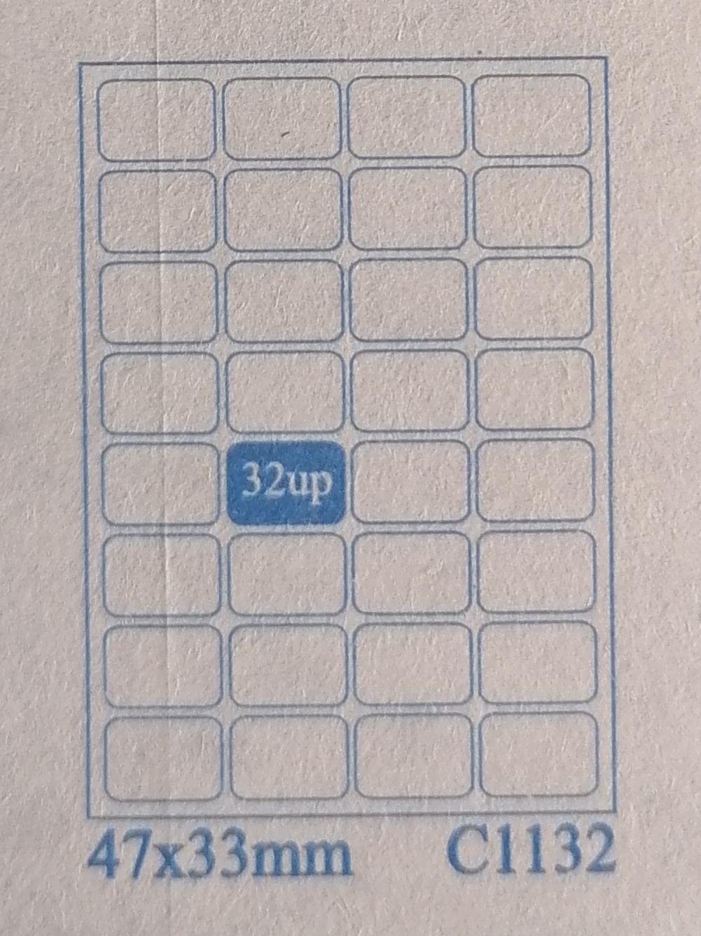 32 Labels on A4 size Sticker Barcode Pack of 100 Sheets | Daraz.pk