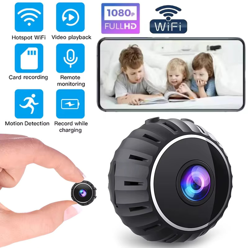X10 Mini WiFi Camera Microphone HD 1080P Wireless DV Camera Real Time ...