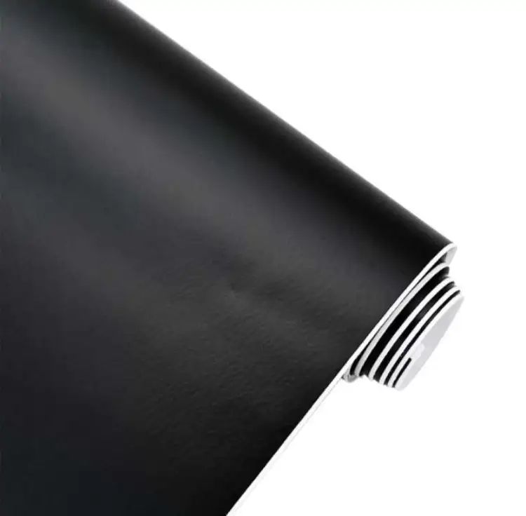 3/3 12 x 36 inches Matte mat Black sticker Carbon Pvc paper 3 feets for ...