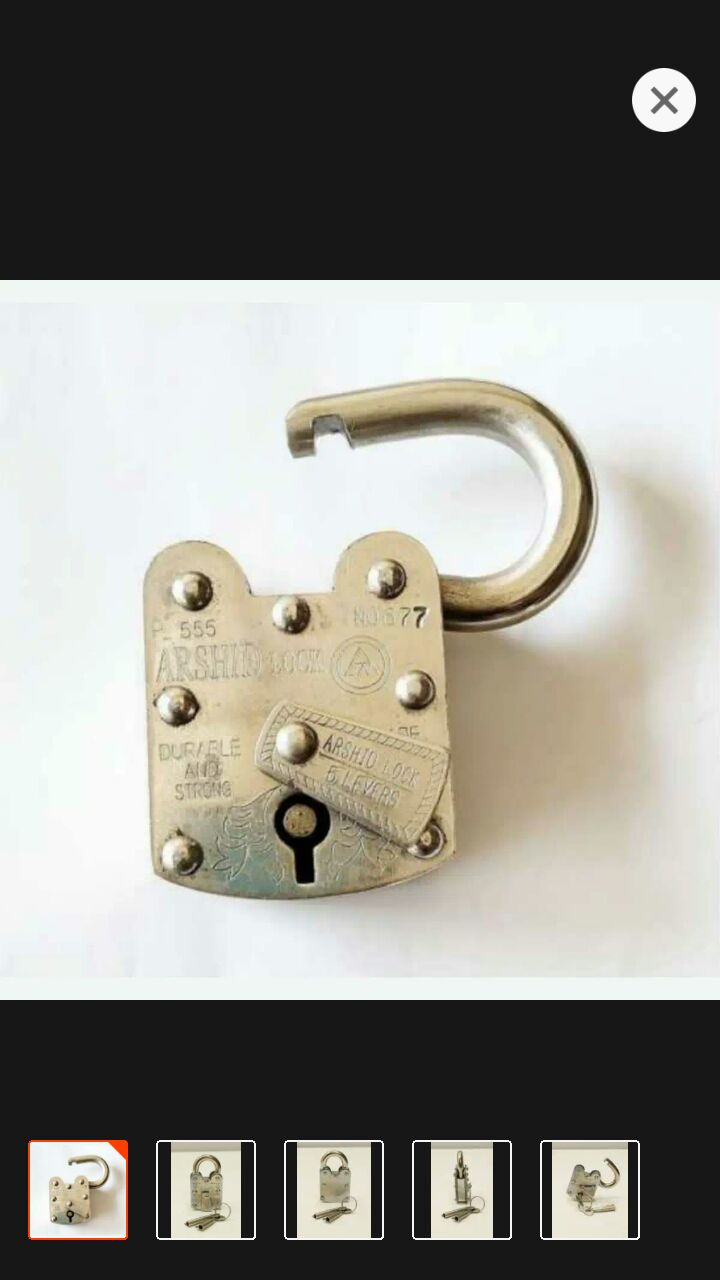 Desi Taala Brass Pad lock (Traditional model) with two keys | Daraz.pk