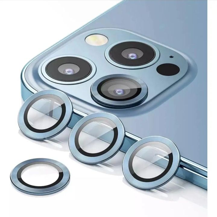 Apple Iphone 13pro / 13 pro max Camera lens Ring Tempered Glass ...